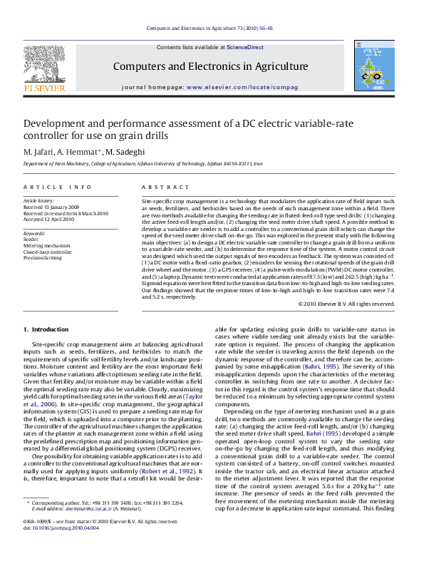 (PDF) Development and performance assessment of a DC electric variable ...