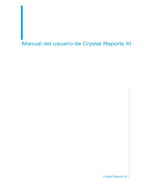(PDF) Manual Crystal Reports XI