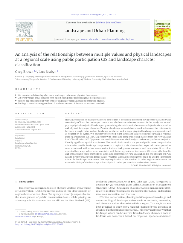 Pdf An Analysis Of The Relationships Between Multiple Values And