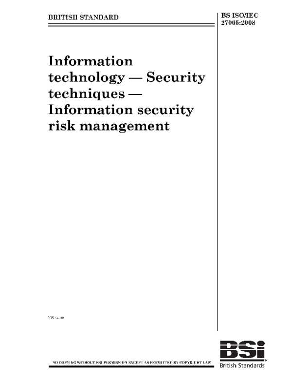 (PDF) Norma ISO IEC 27005 - 2008 (Inglês) | Paulo Roberto Rosa ...