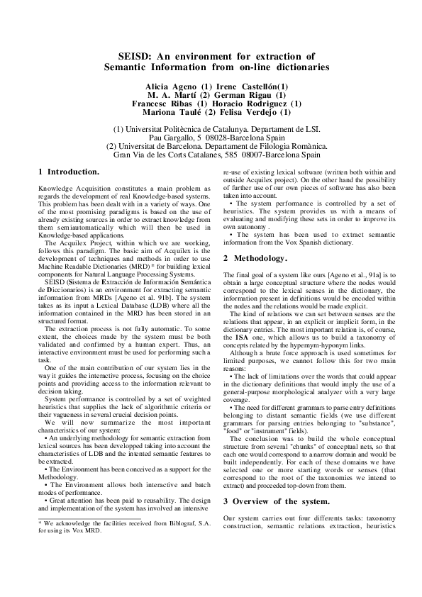 (PDF) SEISD: Extracting Semantic Info from Dictionaries