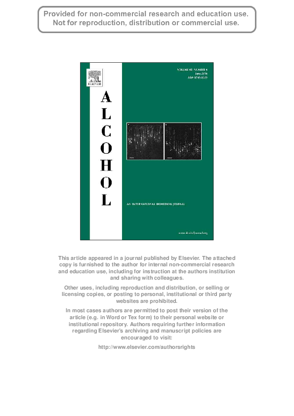 (PDF) The “Prediction of Alcohol Withdrawal Severity Scale” (PAWSS ...