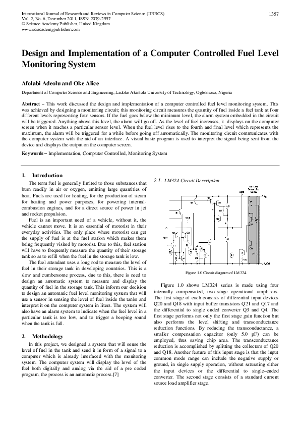 (PDF) DESIGN AND IMPLEMENTATION OF A COMPUTER CONTROLLED BUILDING ...