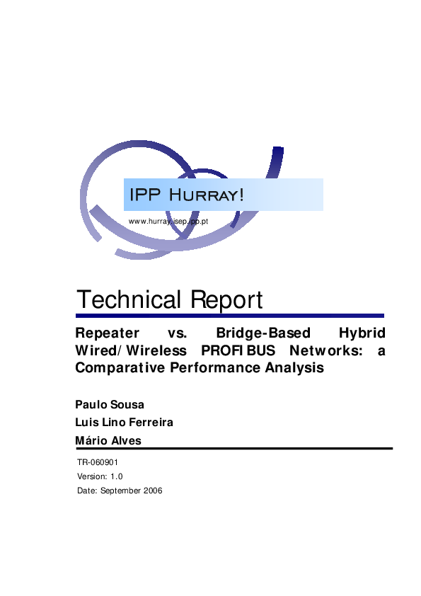 (PDF) Repeater vs. bridge-based hybrid wired/wireless PROFIBUS networks ...