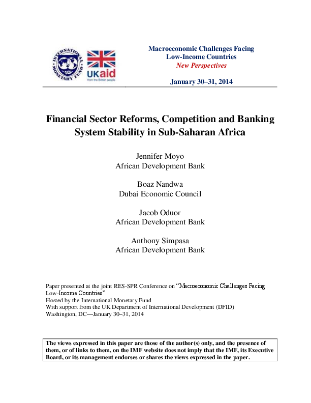 (PDF) Macroeconomic Challenges Facing Low-Income Countries New ...