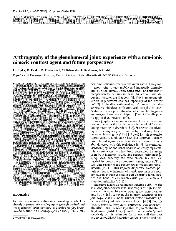 (PDF) Procedure-Oriented Sectional Anatomy of the Shoulder | Joseph ...