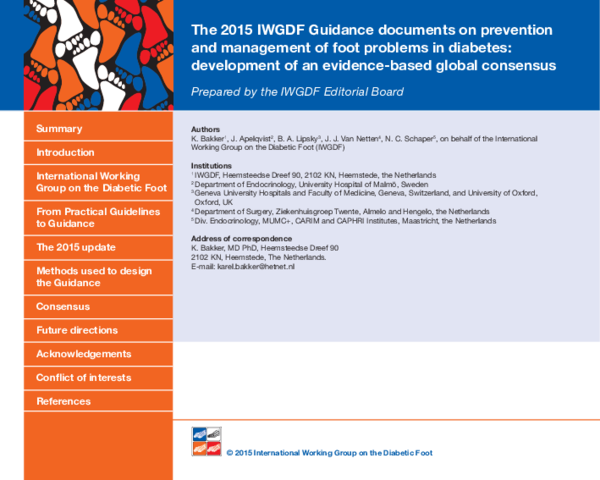 (PDF) Website development guidelines IWGDF