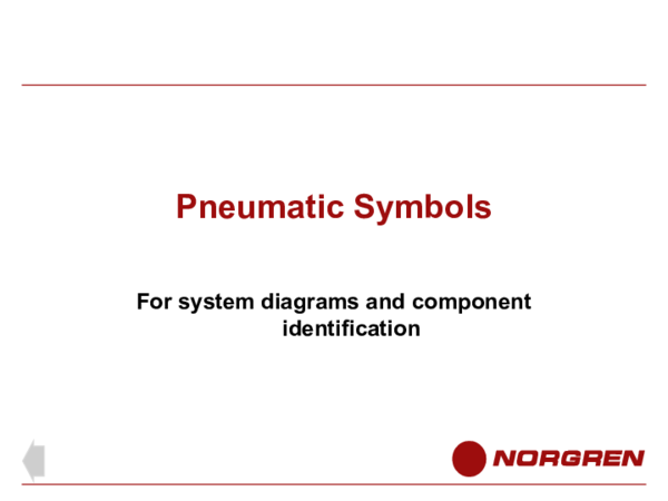 (PDF) Pneumatic Symbols For system diagrams and component identification