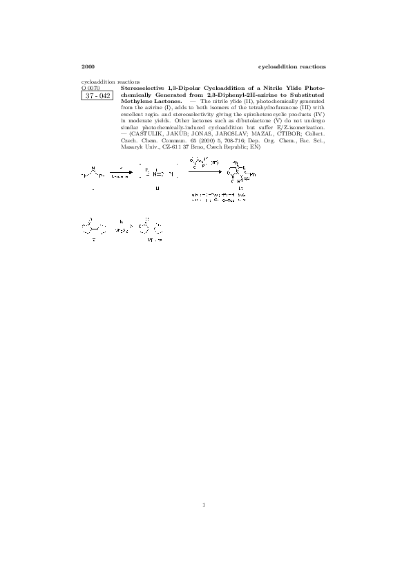 (PDF) ChemInform Abstract: Stereoselective 1,3-Dipolar Cycloadditions ...