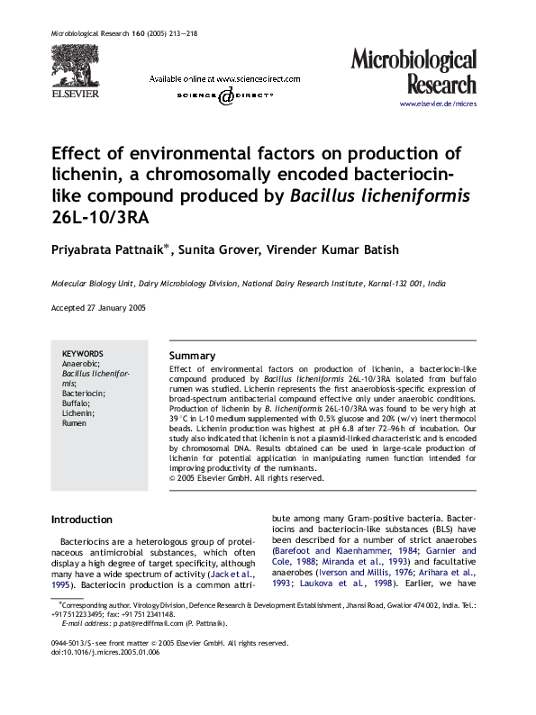 (PDF) Assessment of the Bacteriocinogenic Potential of Marine Bacteria ...