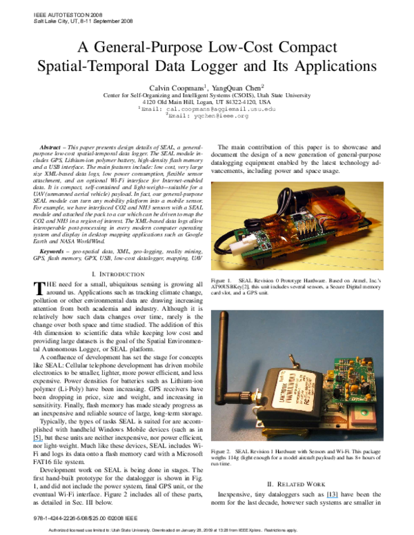 (PDF) A general-purpose low-cost compact spatial-temporal data logger ...