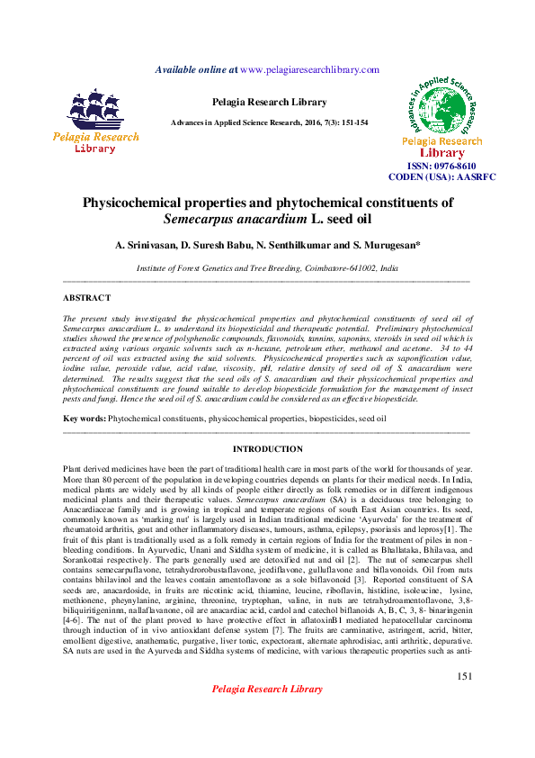 (PDF) Physicochemical properties and phytochemical constituents of ...