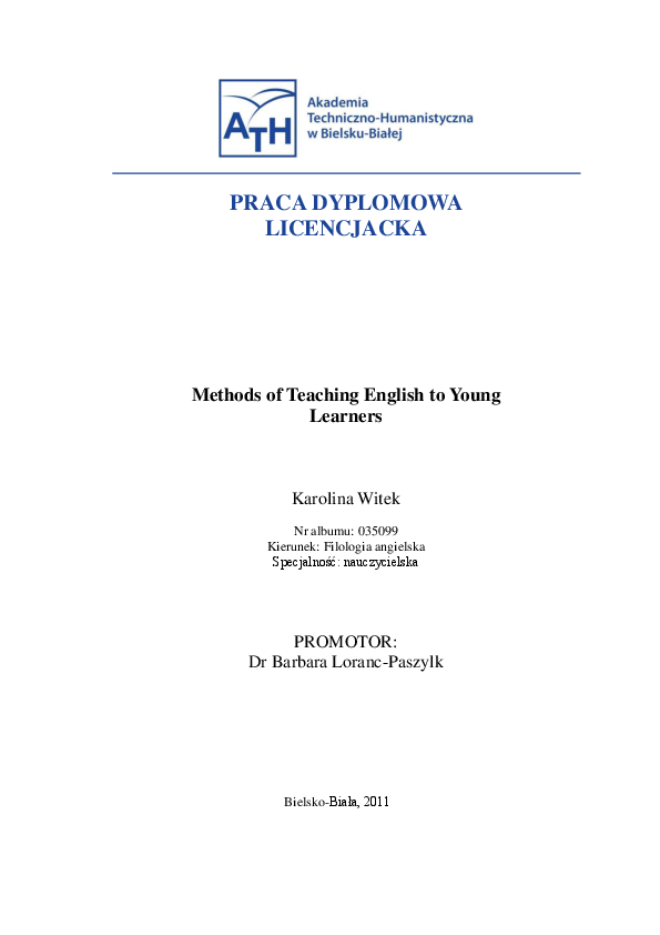 PDF Methods Of Teaching English To Young Learners Karolina Sowa pdf-methods-of-teaching-english-to-young-learners-karolina-sowa