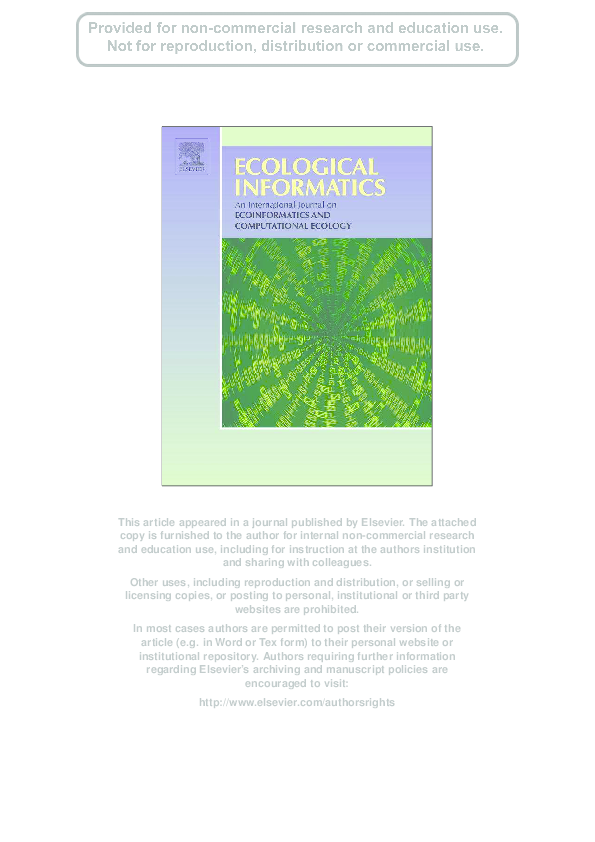 (PDF) EcoIP: An open source image analysis toolkit to identify ...