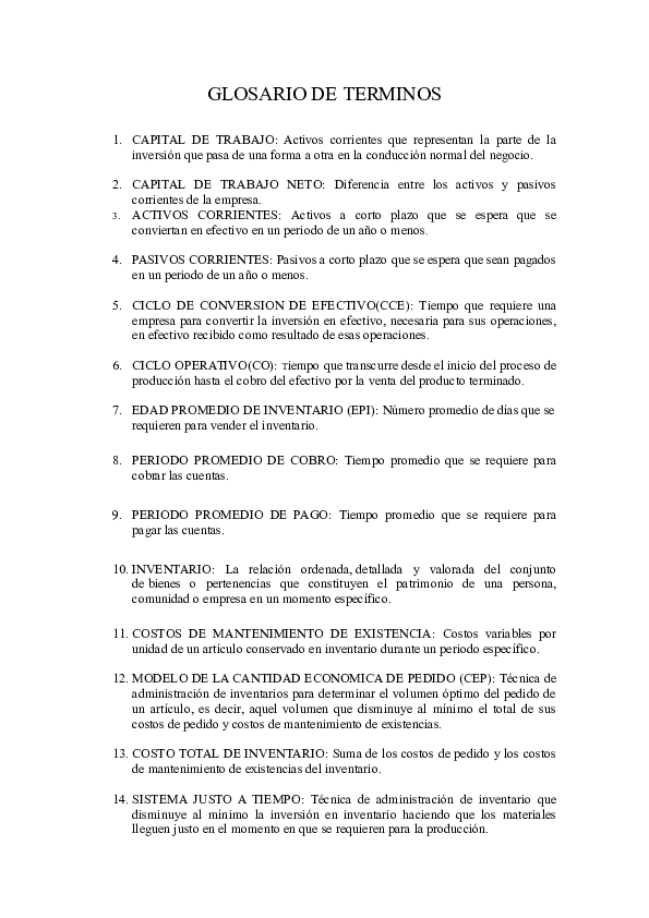 (DOC) GLOSARIO DE TERMINOS