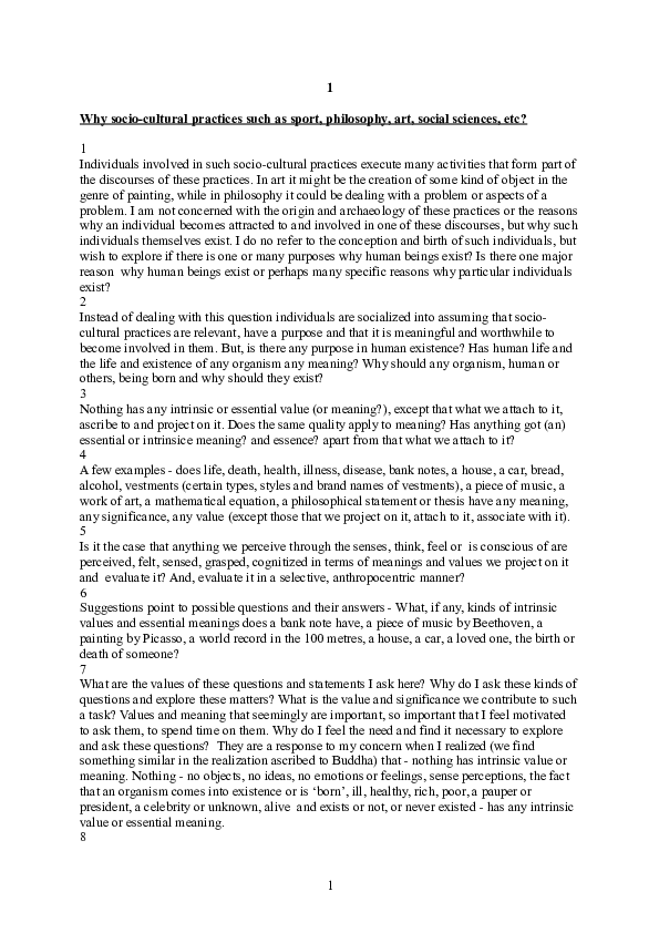 Doc Why And What Exist And Object Oriented Ontology And Epistemology