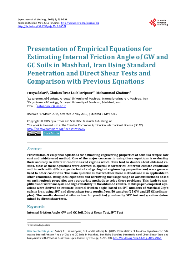 (PDF) Soil friction angle | aang cendana - Academia.edu