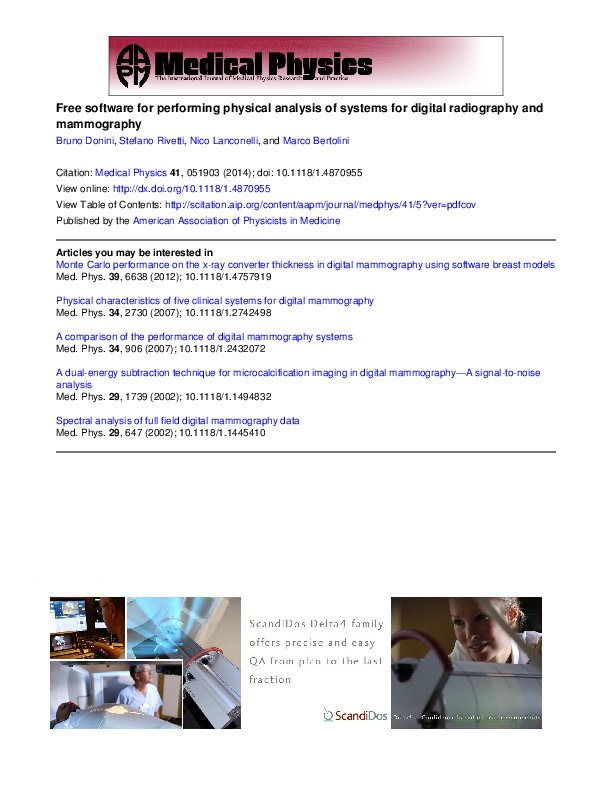 (PDF) Free software for performing physical analysis of systems for ...