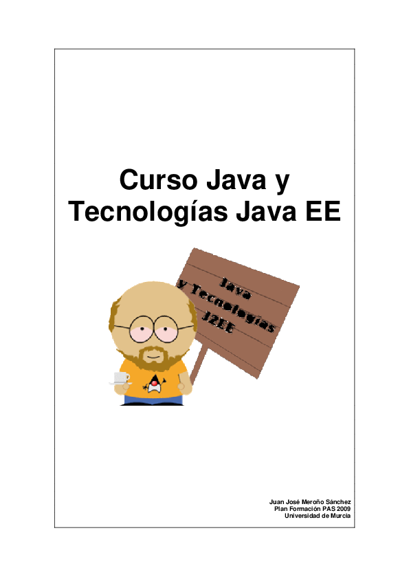 (PDF) Curso Java y Tecnologías Java EE