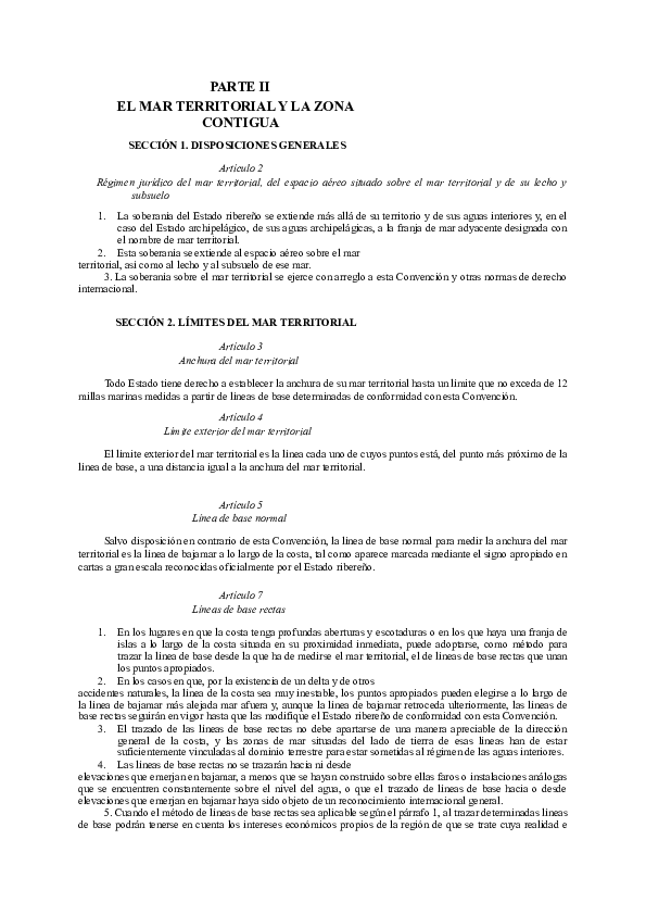 (DOC) PARTE II EL MAR TERRITORIAL Y LA ZONA CONTIGUA