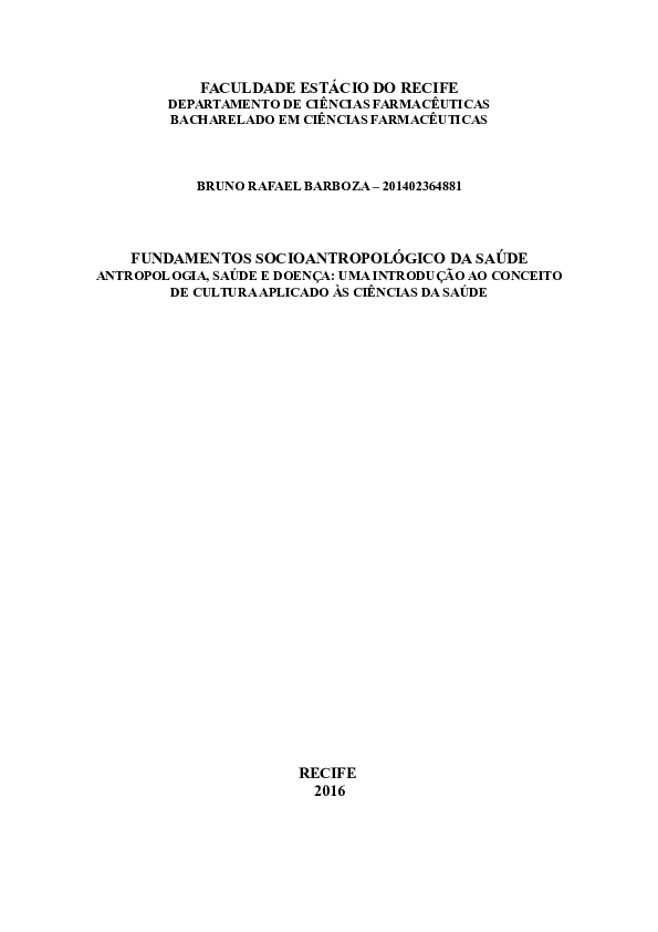 (DOC) Relatorio Socio Antrop