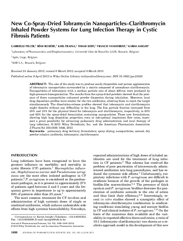 (PDF) New co-spray-dried tobramycin nanoparticles-clarithromycin ...