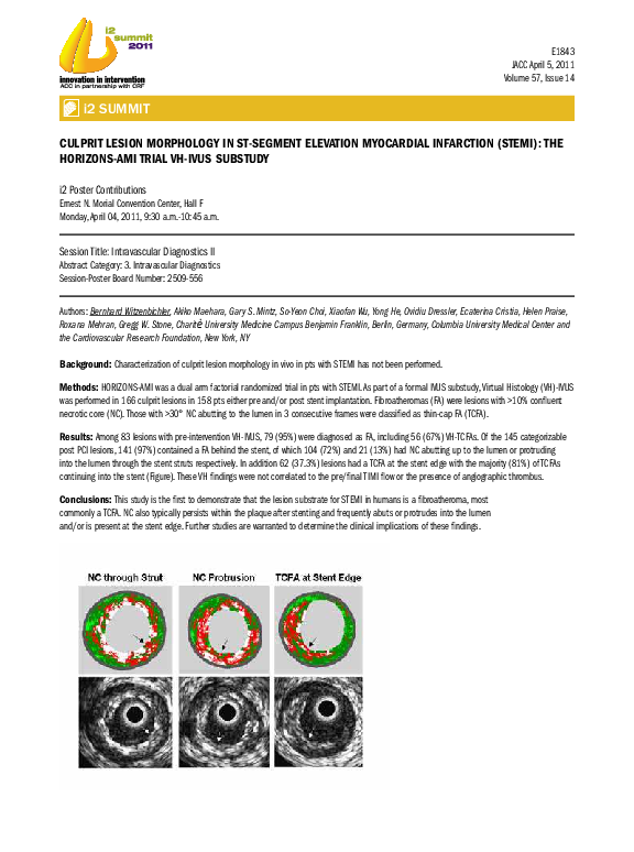 (PDF) CULPRIT LESION MORPHOLOGY IN ST-SEGMENT ELEVATION MYOCARDIAL ...