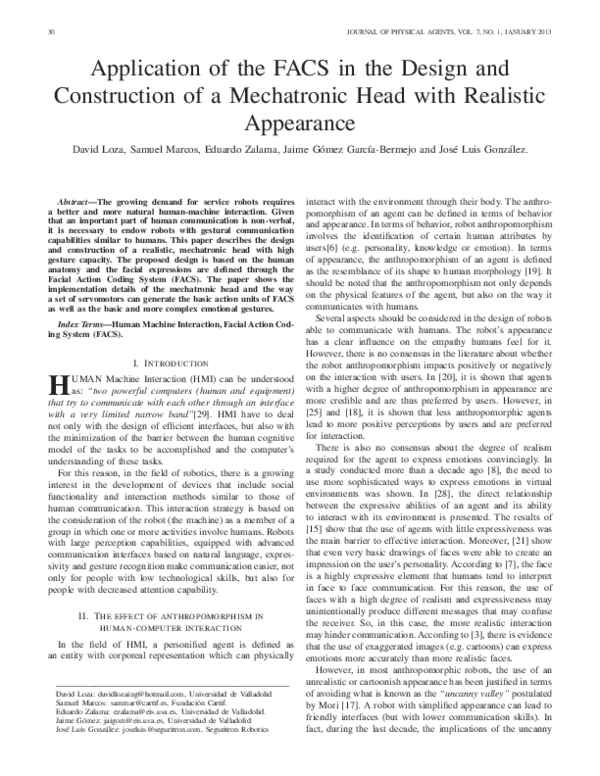 (PDF) Application of the FACS in the Design and Construction of a ...