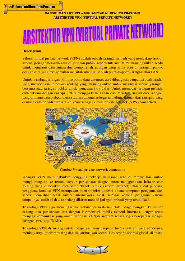 (PDF) Virtual Private Network (VPN | Robin Gupta - Academia.edu