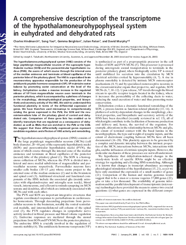 (PDF) A comprehensive description of the transcriptome of the ...