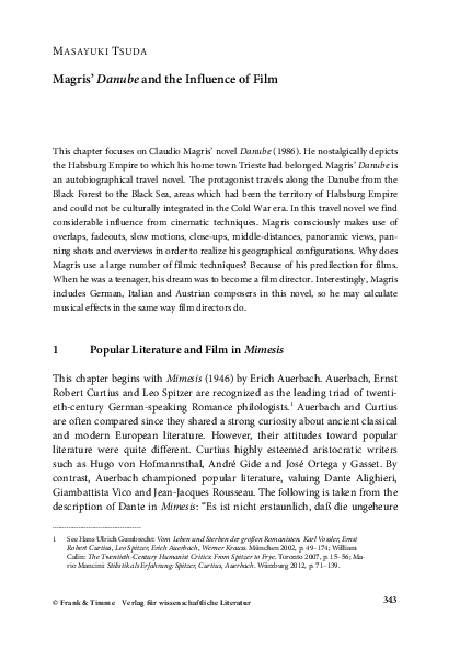 (PDF) Magris' Danube and the Influence of Film