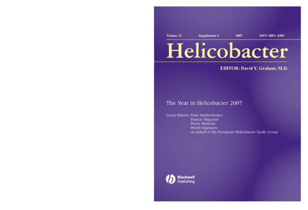 (PDF) Epidemiology of Helicobacter pylori infection | Tomáš Douda ...