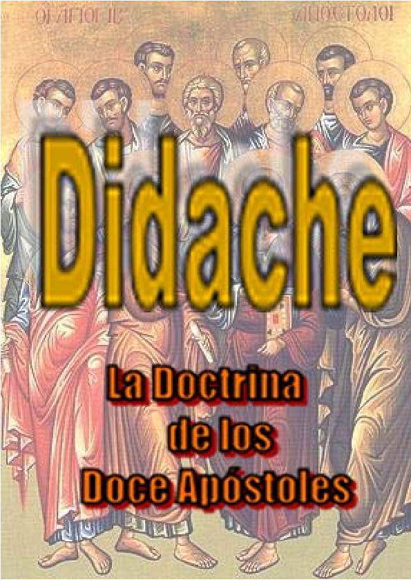 (PDF) Didache, doctrina de Jesus a sus doce apostoles
