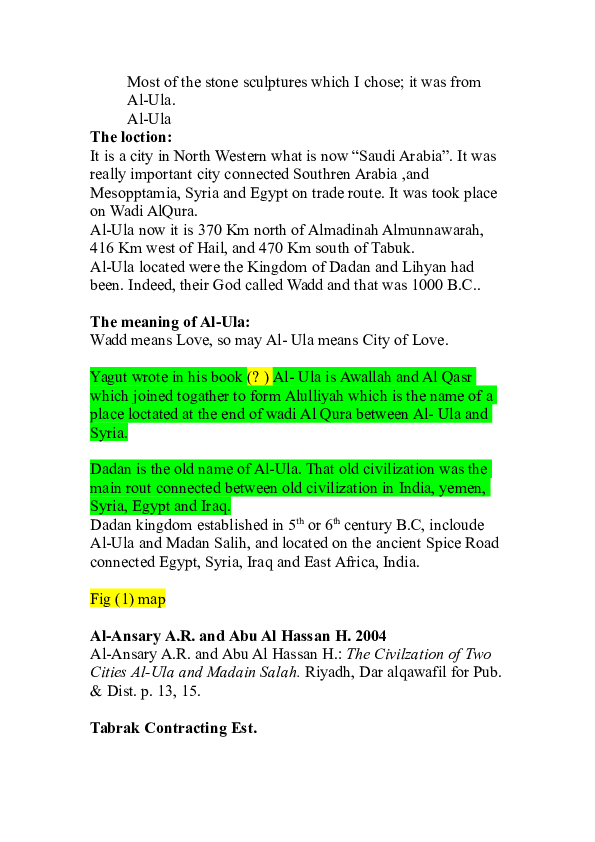 (DOC) Writing thesis 1 Al-Ula