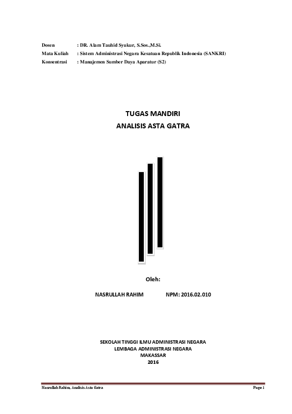 Analisis Asta Gatra.Nasrullah.rahim.Ok