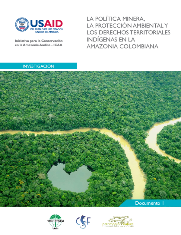 (PDF) La política minera, la protección ambiental y los derechos ...