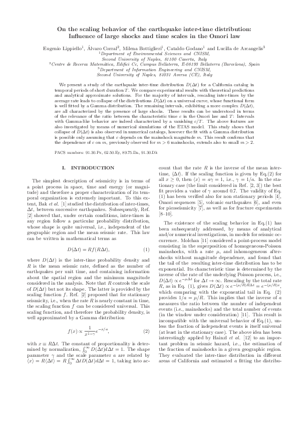 Pdf Multiple Time Scaling And Deviation From Universality Of The