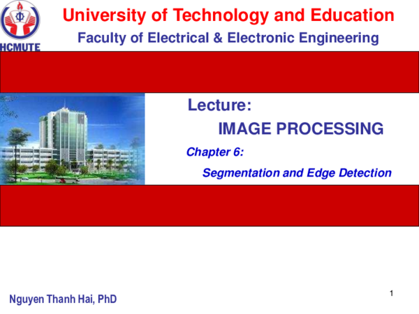 (PDF) Lecture: IMAGE PROCESSING