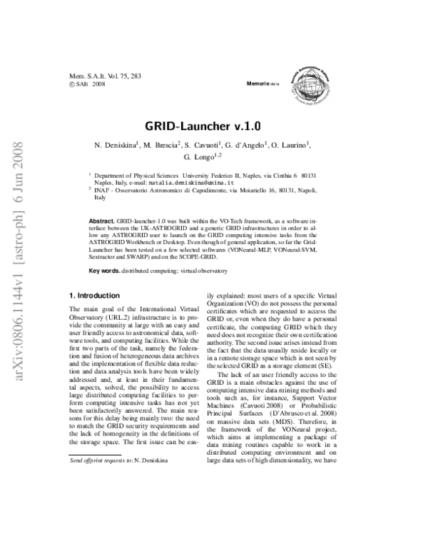(PDF) GRID-Launcher v.1.0