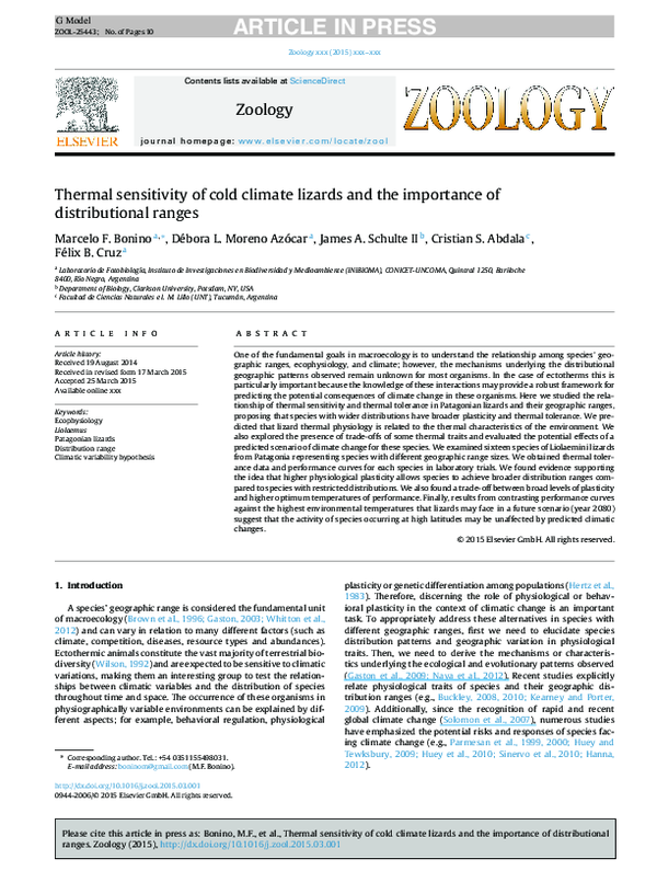 (PDF) Thermal sensitivity of cold climate lizards and the importance of ...