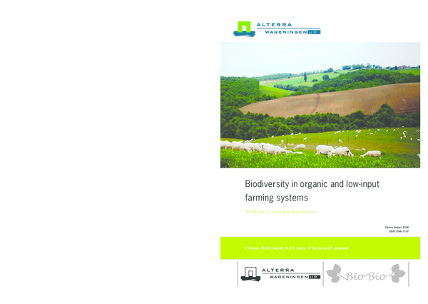 (PDF) Biodiversity in organic and low-input farming systems: handbook ...