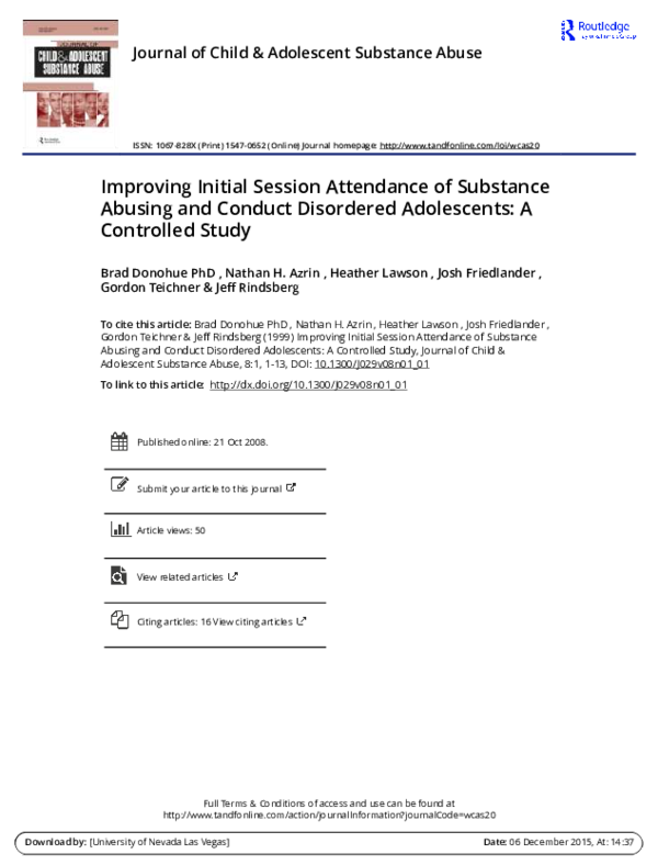 (PDF) A Controlled Evaluation of Two Prevention Programs in Reducing Alcohol Use Among College ...