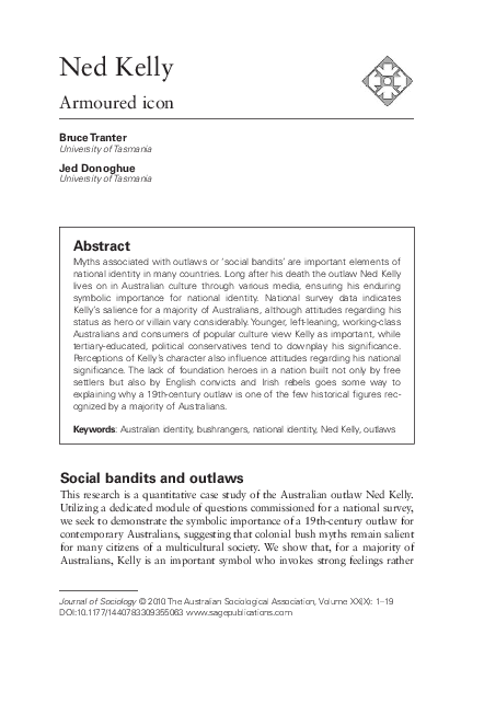 (PDF) Ned Kelly: Australian Icon