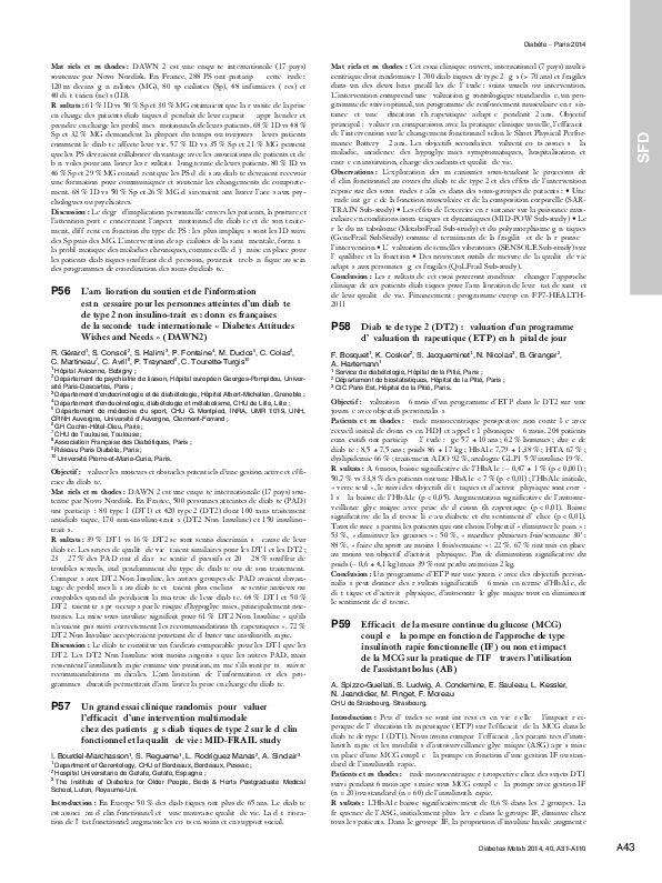 (PDF) P56 L’amélioration du soutien et de l’information est nécessaire pour les personnes ...