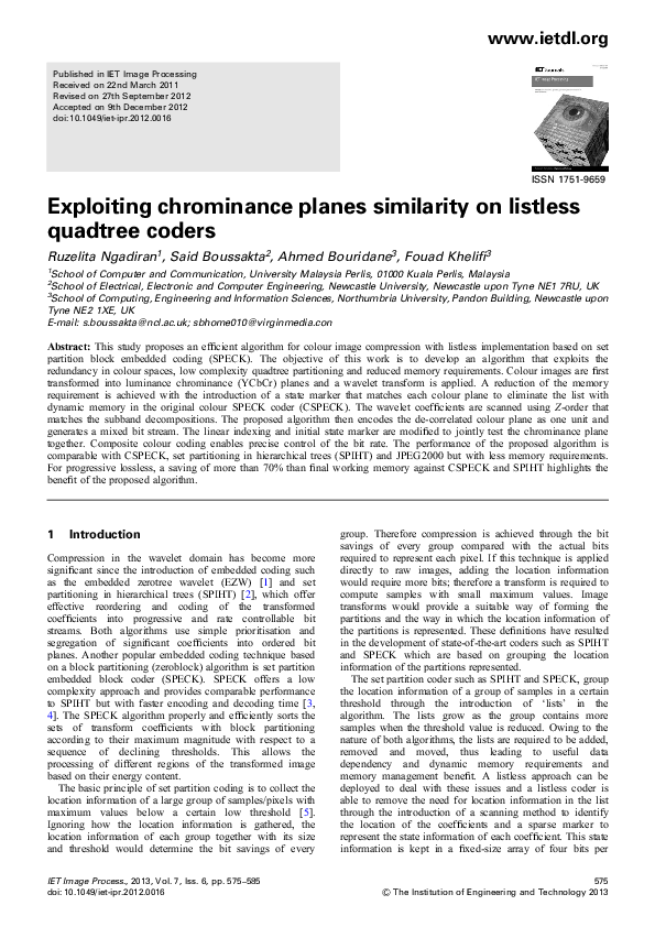 (PDF) Hyperspectral image compression with modified 3D SPECK
