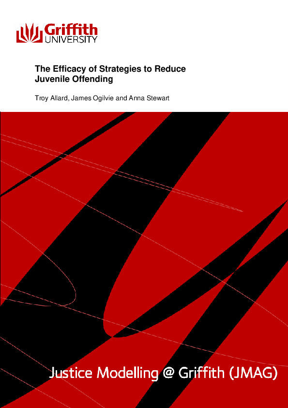 (PDF) The efficacy of strategies to reduce juvenile offending