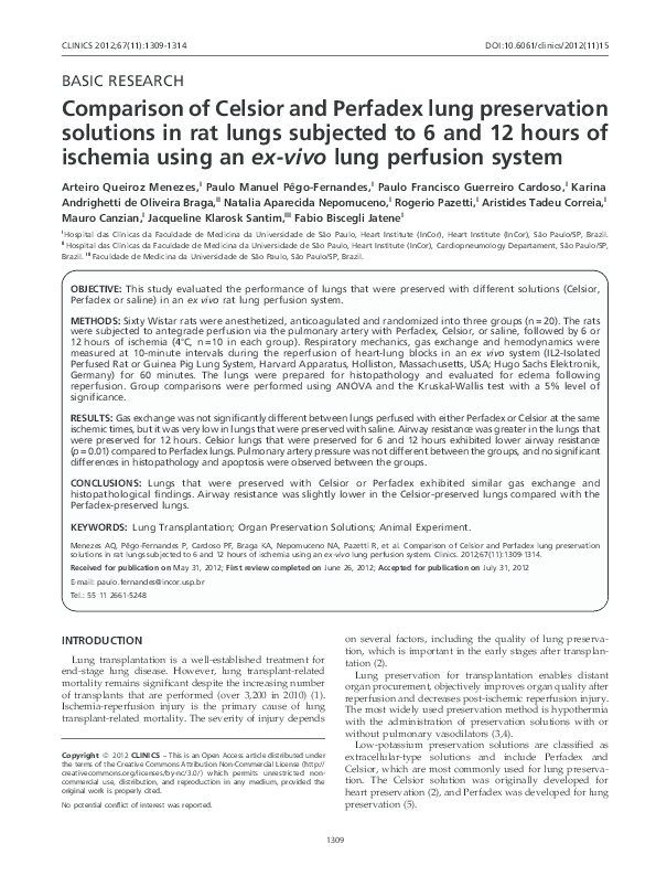 (PDF) Comparison Between Perfadex and Locally Manufactured Low ...