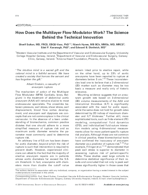 (PDF) How does the multilayer flow modulator work? The science behind ...