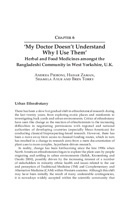 (PDF) My doctor doesn’t understand why I use them