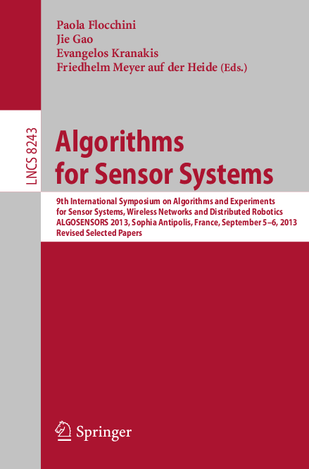 (PDF) Algorithms for Sensor Systems